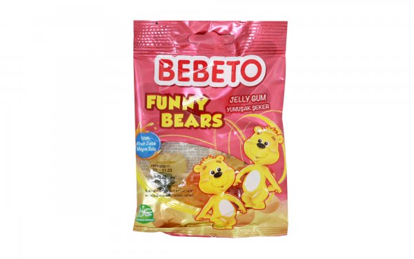 خرید پاستیل ببتو (BEBETO) مدل FUNNY BEARS مقدار 35 گرم - عمده و خرده ...