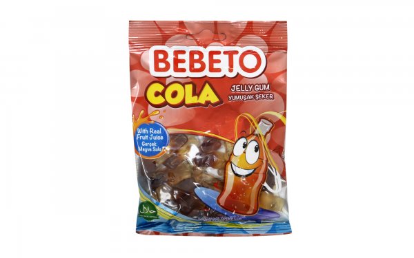 خرید پاستیل ببتو (BEBETO) مدل COLA مقدار 80 گرم - عمده و خرده - وان دی آف