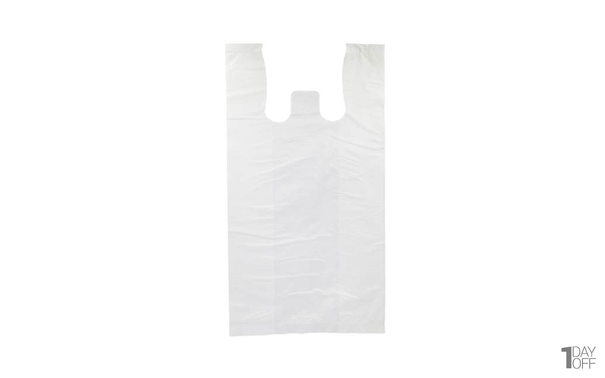 خرید نایلون شفاف دسته دار ابعاد 45x55 سانتی متر مقدار 1 کیلوگرم عمده و خرده وان دی آف